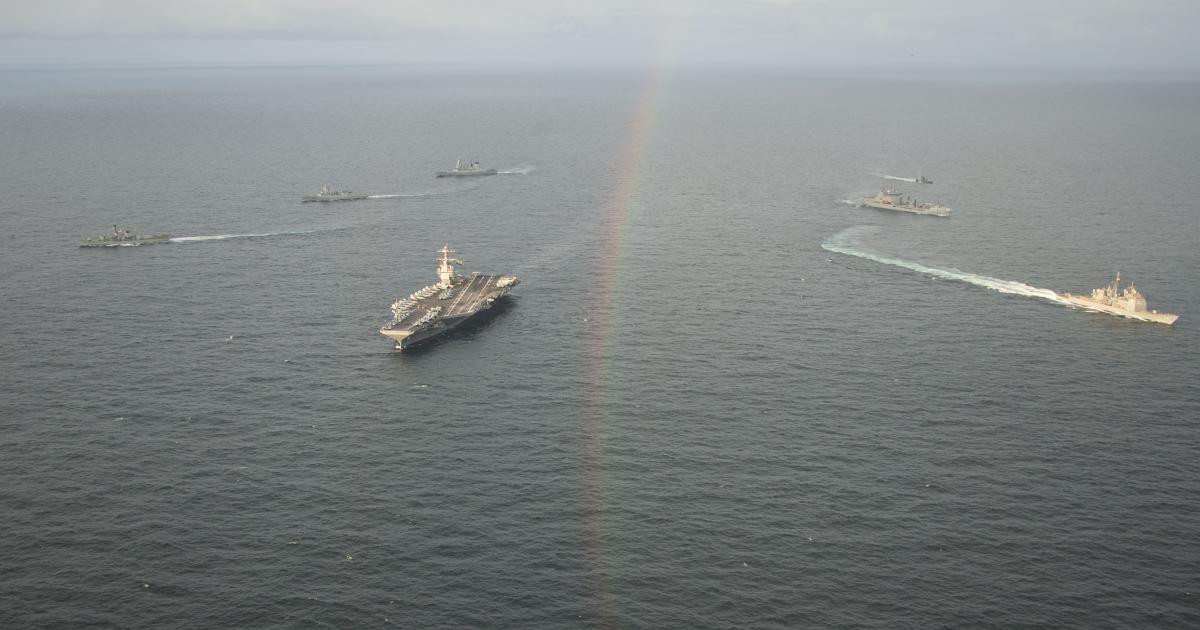 US Carrier Strike Group Trained With British and Norwegian Forces in ...